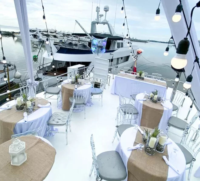 70ft Yacht Sunset Wedding Cruise Manila Bay | Discover and Beyond